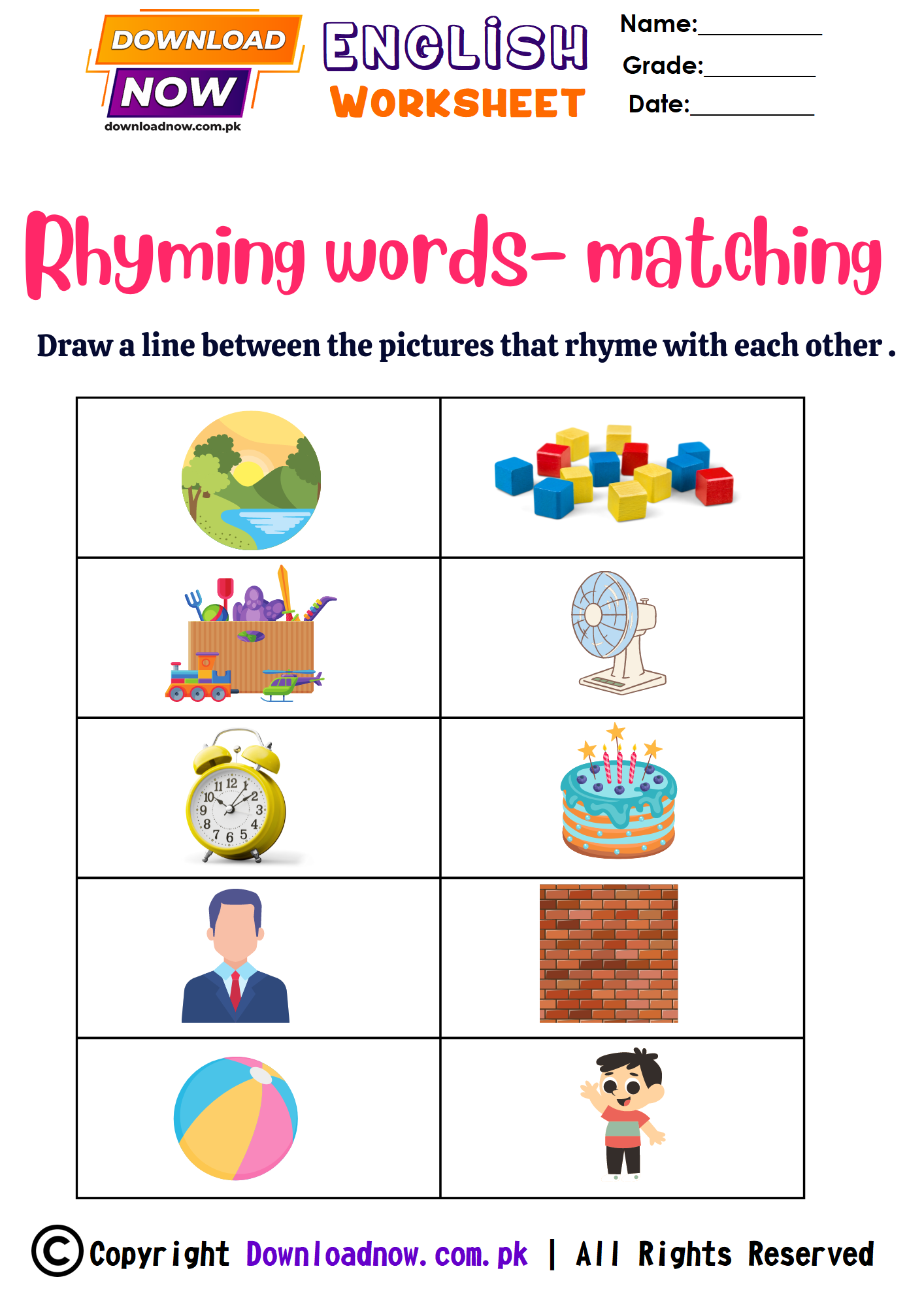 Beginning Consonants letter m - Free Printable Worksheets
