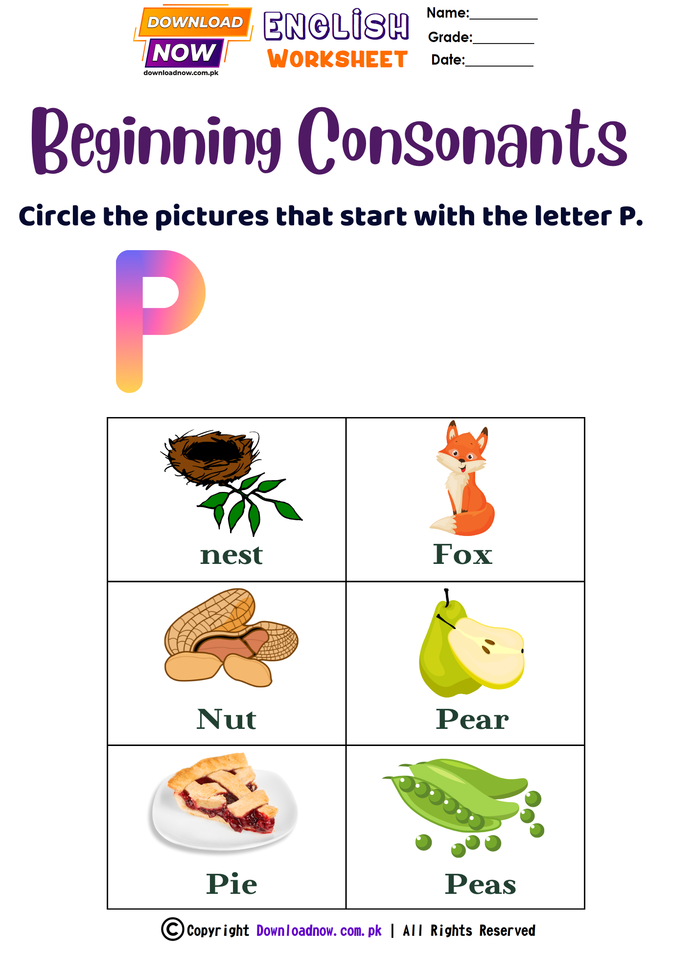 Download Free Printable Worksheets from Fims.pk